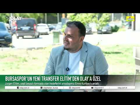BURSASPOR'UN YENİ TRANSFER ELİTİM'DEN OLAY'A ÖZEL