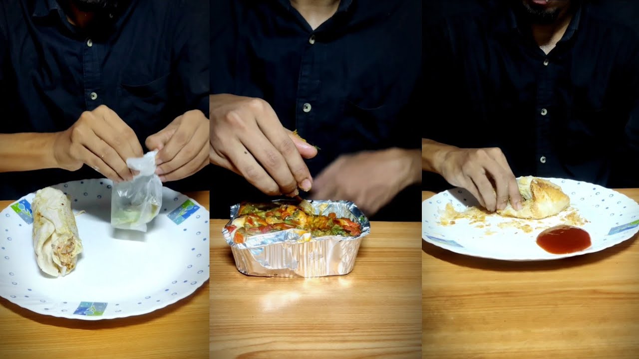 Shawarma Eating #food #eating - YouTube