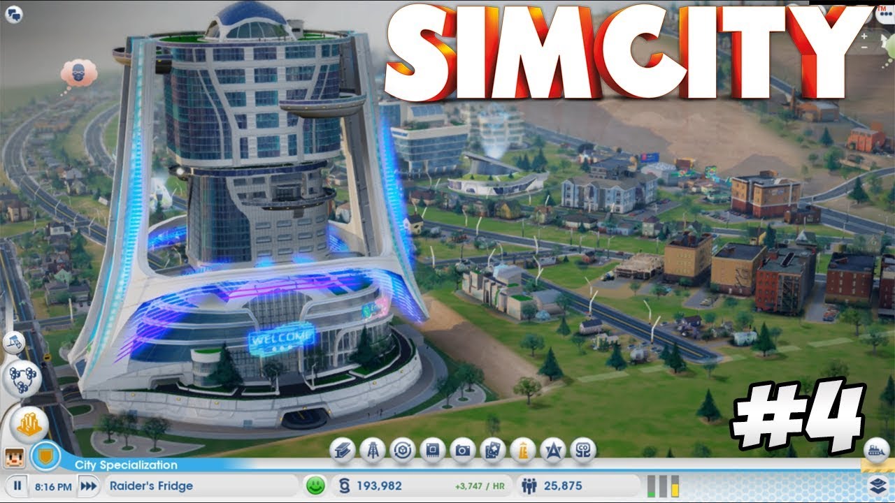 Megatower! | SimCity 2013 (#4) - YouTube