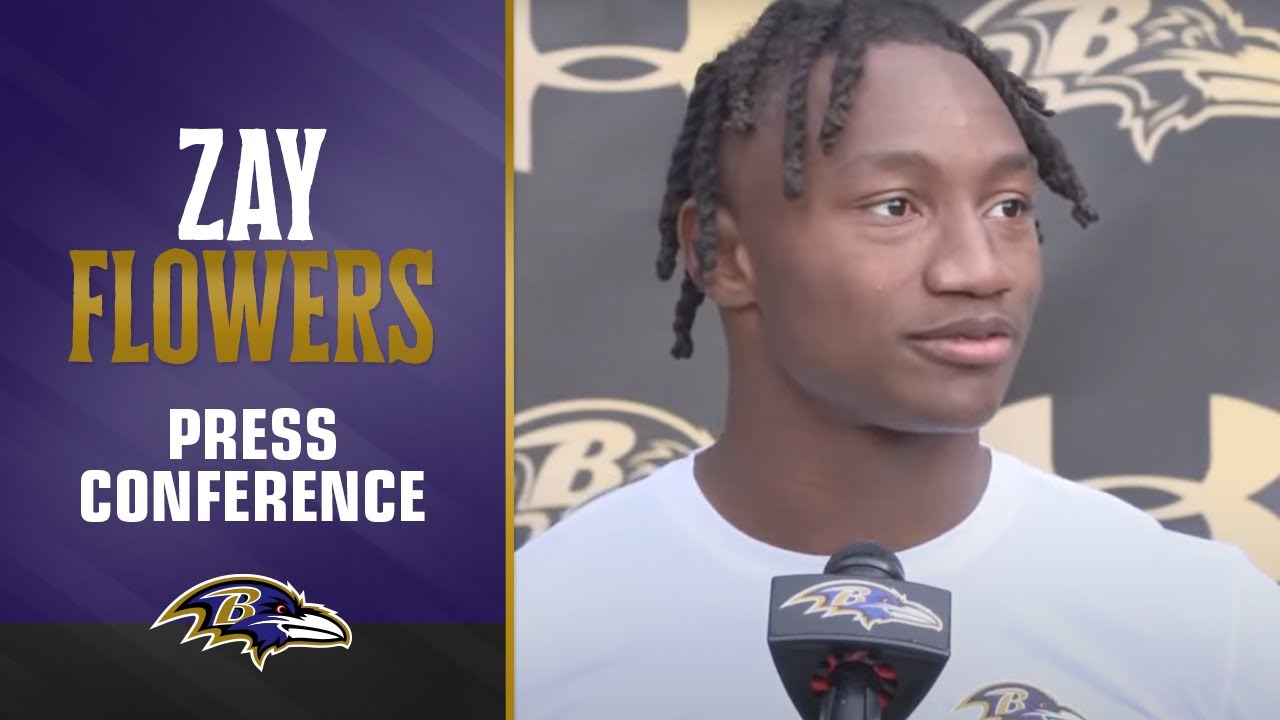 Zay Flowers on the Offense’s Performance | Baltimore Ravens - YouTube