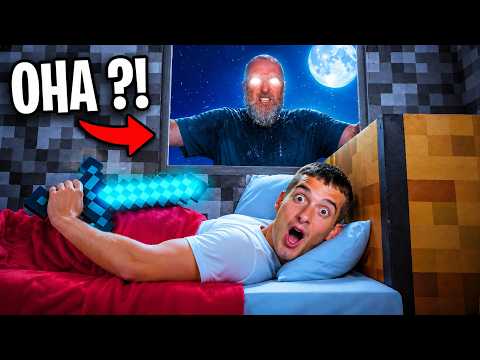 GERÇEK HAYATTA MİNECRAFT OYNARKEN HEROBRİNE GELDİ