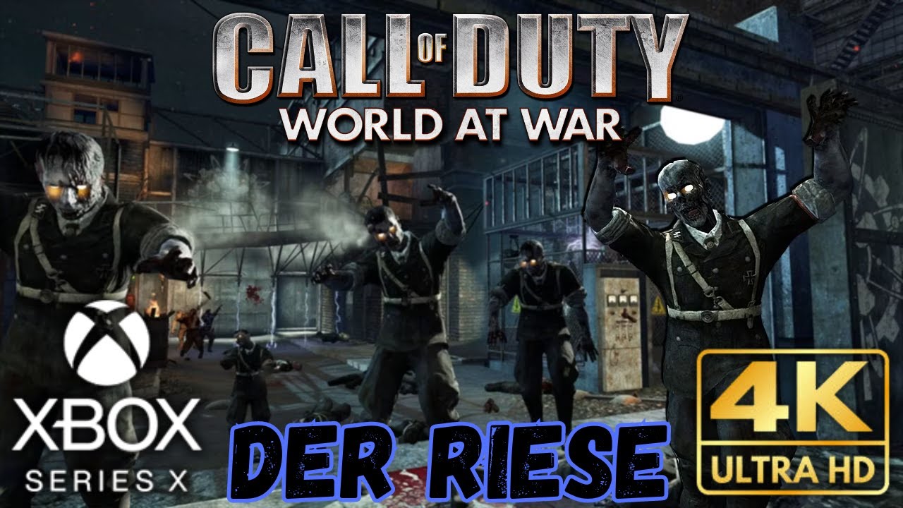 Call of Duty World at War | Nazi Zombies - Der Riese | Xbox Series X|S ...