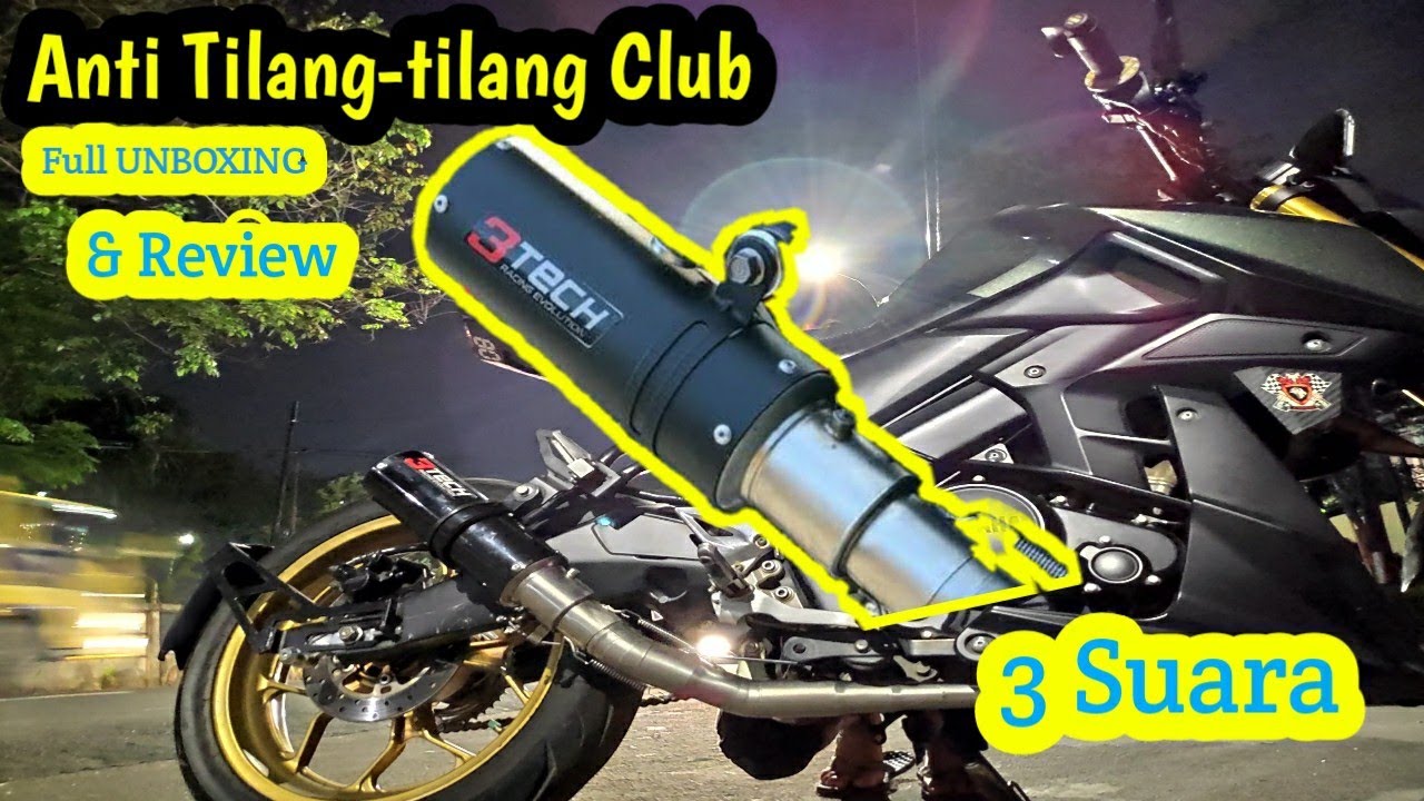 Modif Xabre - UNBOXING KNALPOT 3 SUARA 3TECH SPARTAN GP3 RACING EVOLUTION FULL REVIEW Bisa u ...