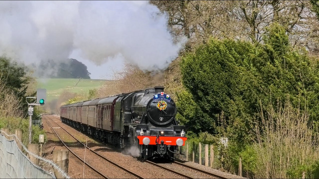 (45596 & 45690) LMS Jubilees On The Great Britain XV - YouTube