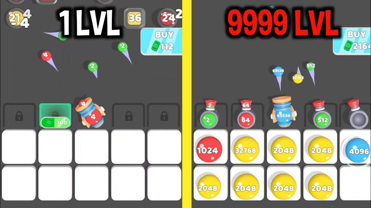 MAX LEVEL in Merge Number Defence Game - YouTube