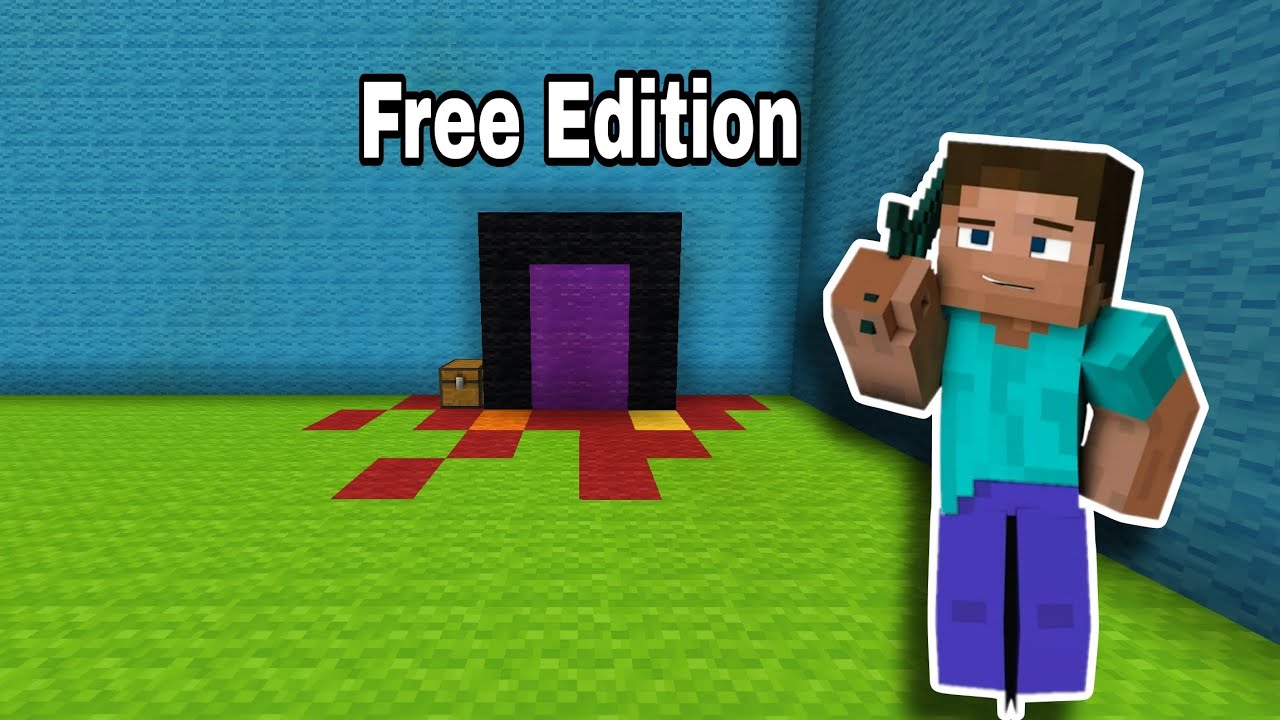 Minecraft Free Edition Gameplay Pocket edition - YouTube