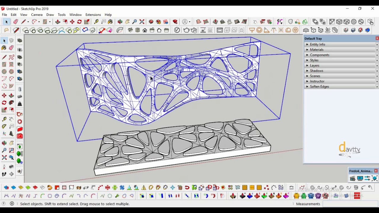 Voronoi Sketchup Tutorial - YouTube