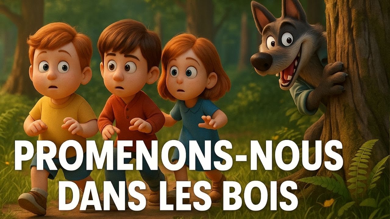 Promenons-nous dans les Bois – Comptine Pour Enfants avec Musique et ...