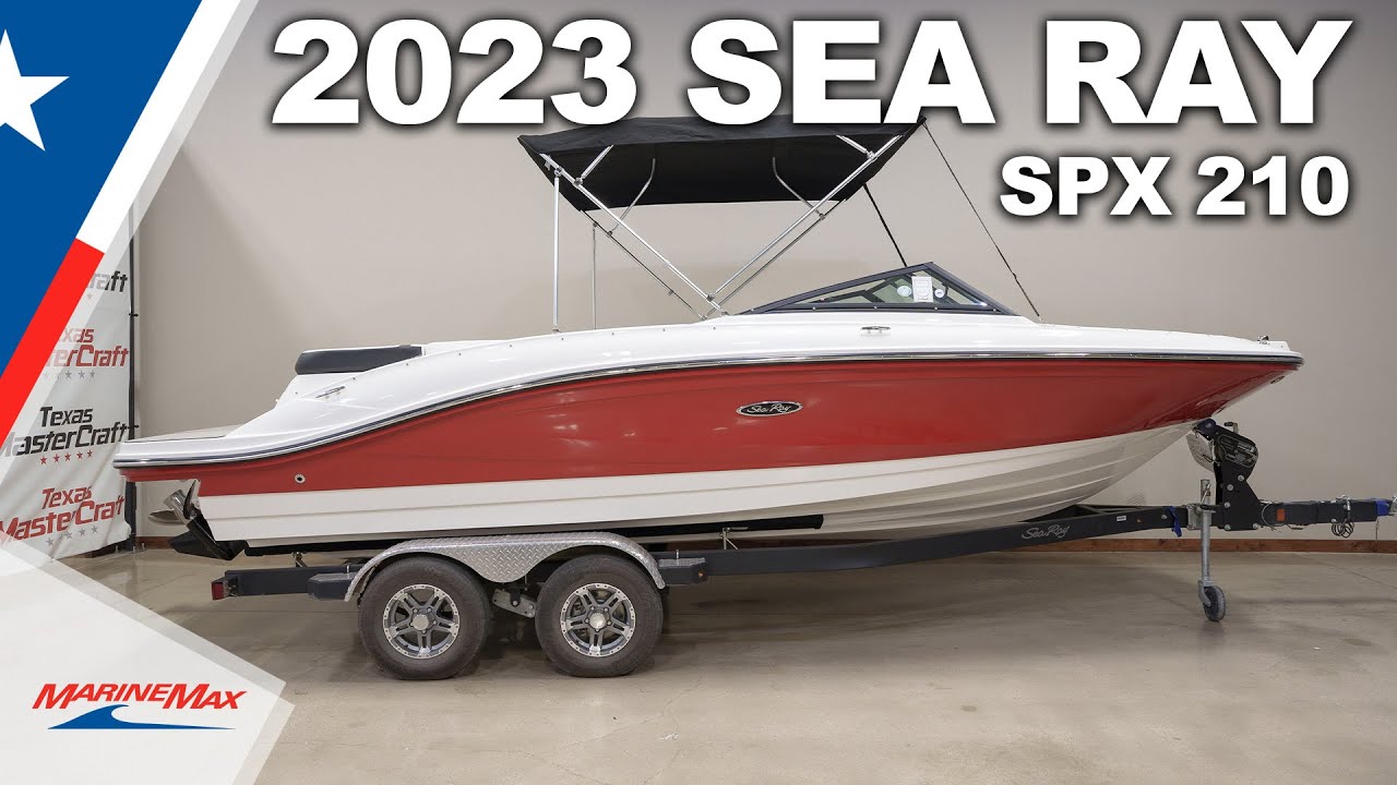 2023 Sea Ray SPX 210 | MarineMax Texas MasterCraft - YouTube