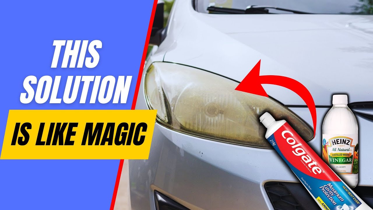What Is the Easiest Way to Clean Foggy Headlights? - YouTube