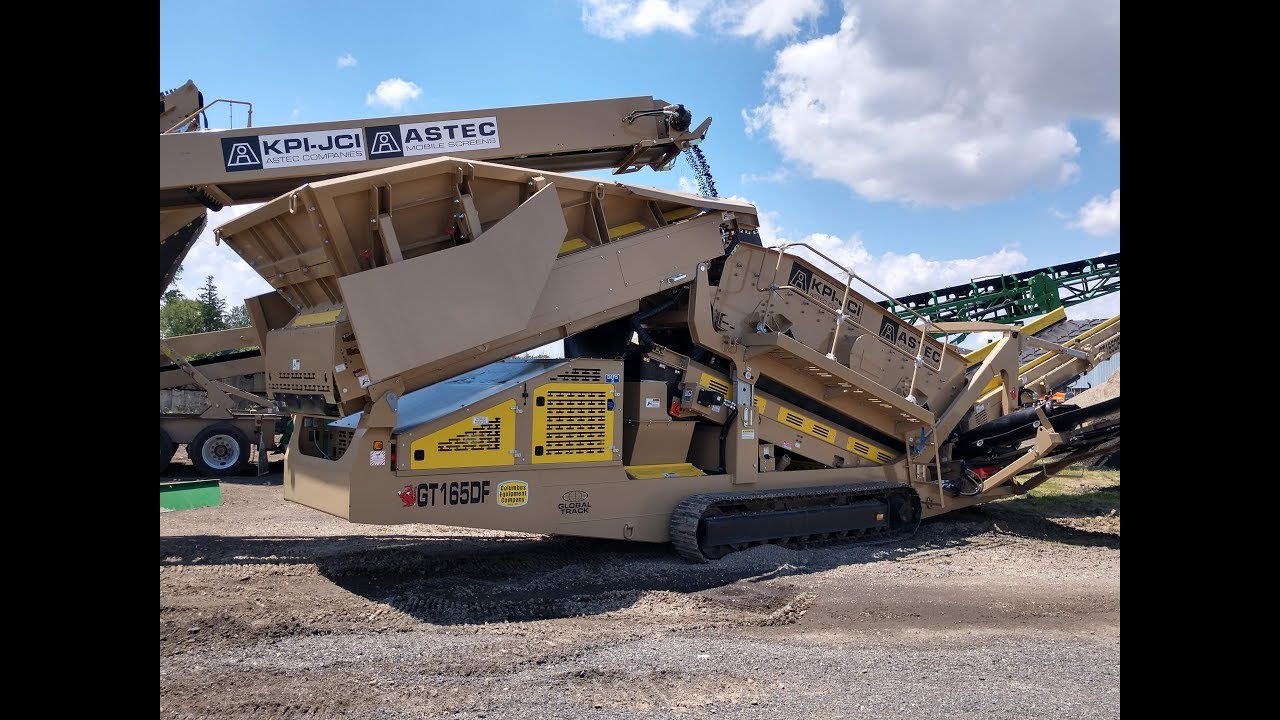 Columbus Equipment Company Astec Mobile Screens Prosizer 3600 - YouTube
