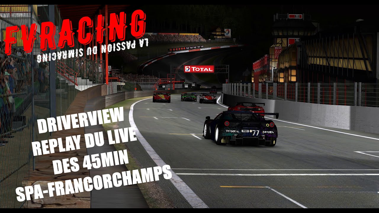 IRACING COURSE 45MIN SPA FRANCORCHAMPS FERRARI GT3 EVO TRIPLE 4K 48" OLED - YouTube