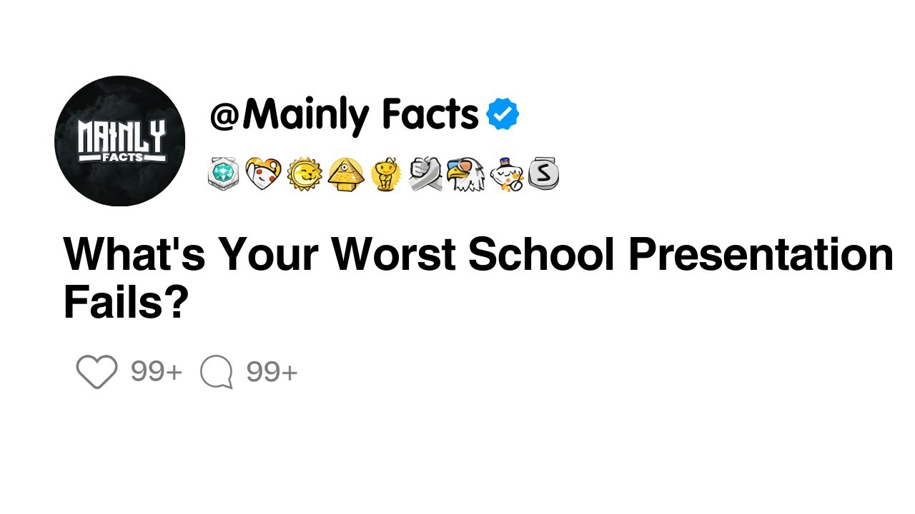 What's Your Worst School Presentation Fails? - YouTube