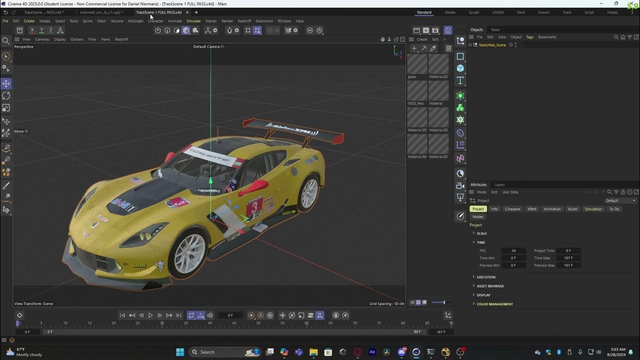 How to make a shadow pass in Cinema 4D using Redshift - YouTube