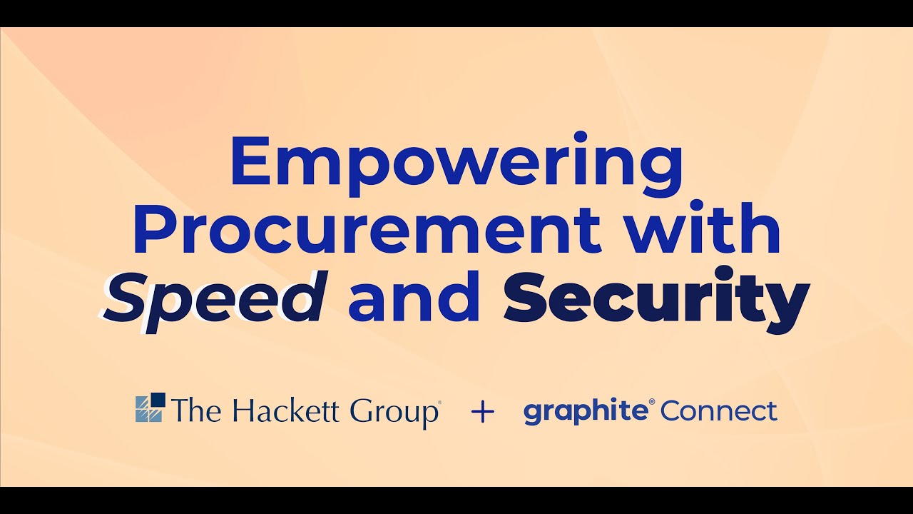 Empowering Procurement with Speed and Security - YouTube