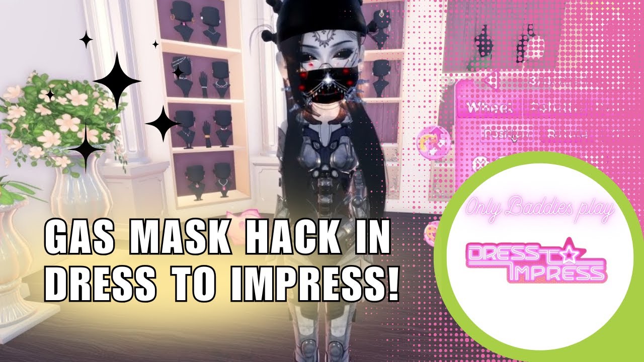 🔥 Gas Mask Hack in Dress to Impress! 🛠️ Accessory Adjustment Trick ...