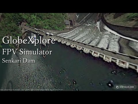【GlobeXplore FPV Simulator】Steam版の紹介と千苅ダムへの道順（県道切畑道場線の富士チタンという大きな工場あたりからです） - YouTube