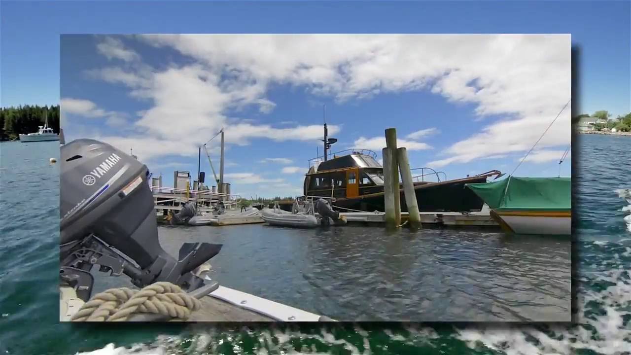 Tenants Harbor Boatyard HD - YouTube