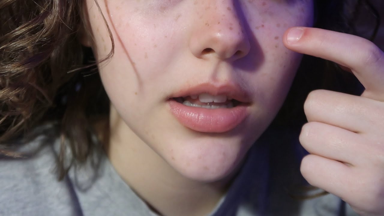 [ASMR] my face is plastic (face tapping with layered sounds) - YouTube
