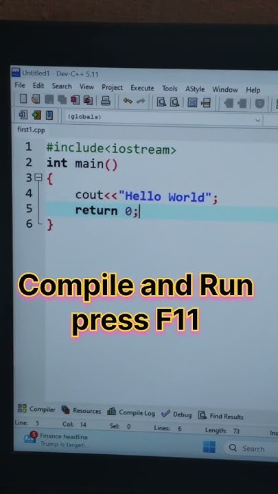 1st Program : First C++ Program me hi Error ? || Error kaise hataye #shorts #coding - YouTube