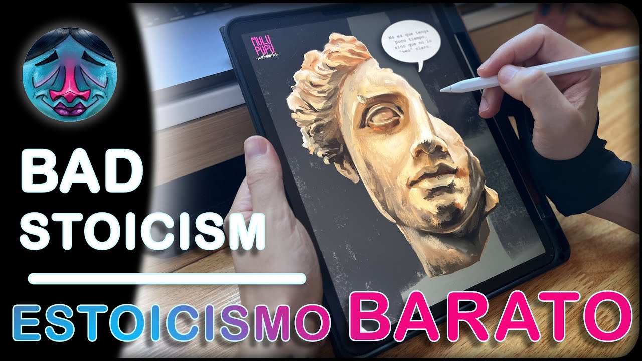 💬 What STOICISM really is? 💀 Let's TALK as I digital DRAW an ancient ...