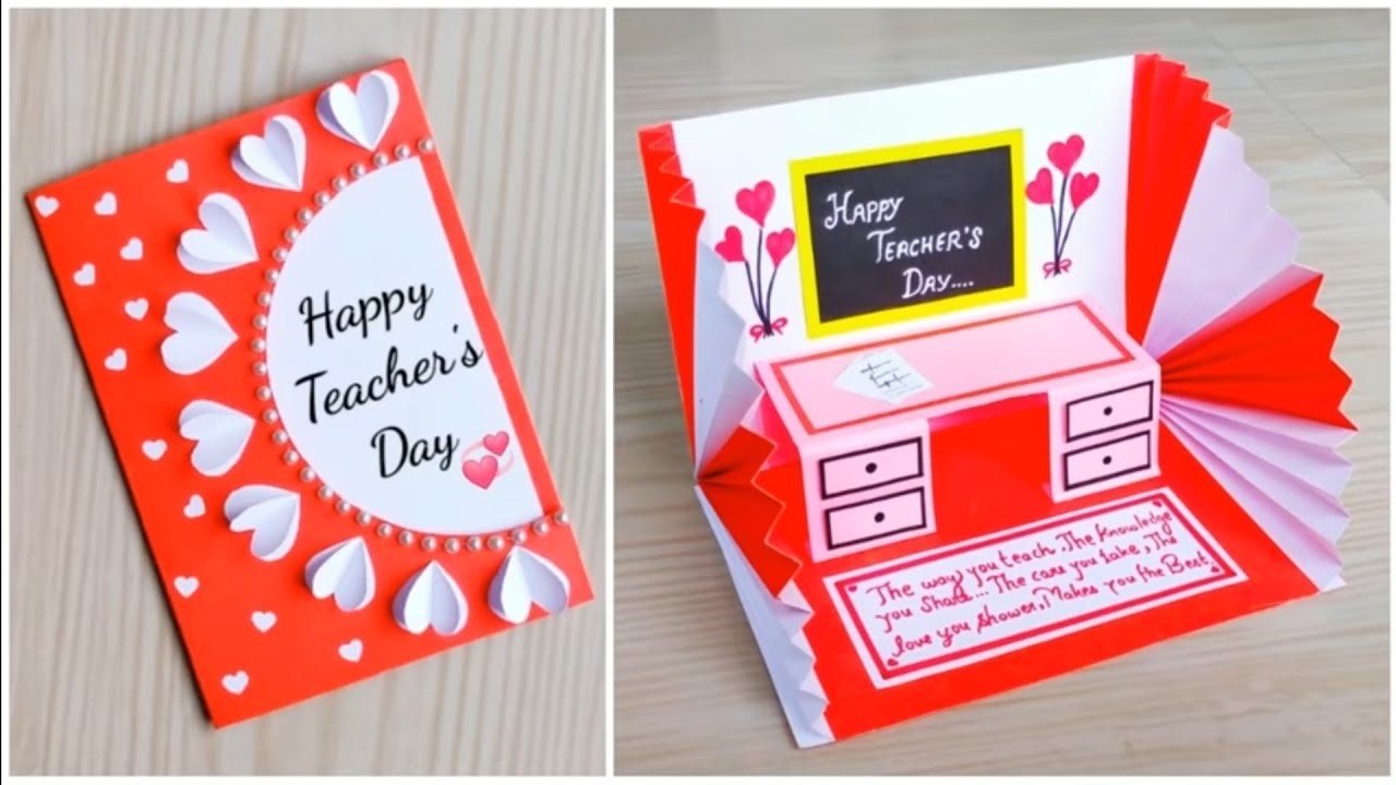 #teacher'sdaycard#greetingcard#handmadecard / Handmade teacher's day ...
