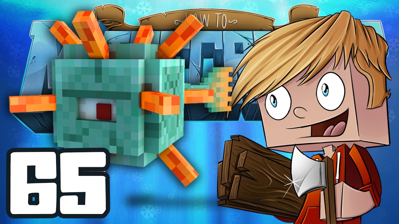 Minecraft: HOW TO MINECRAFT! "Water Temple Dungeon!" Episode 65 ...