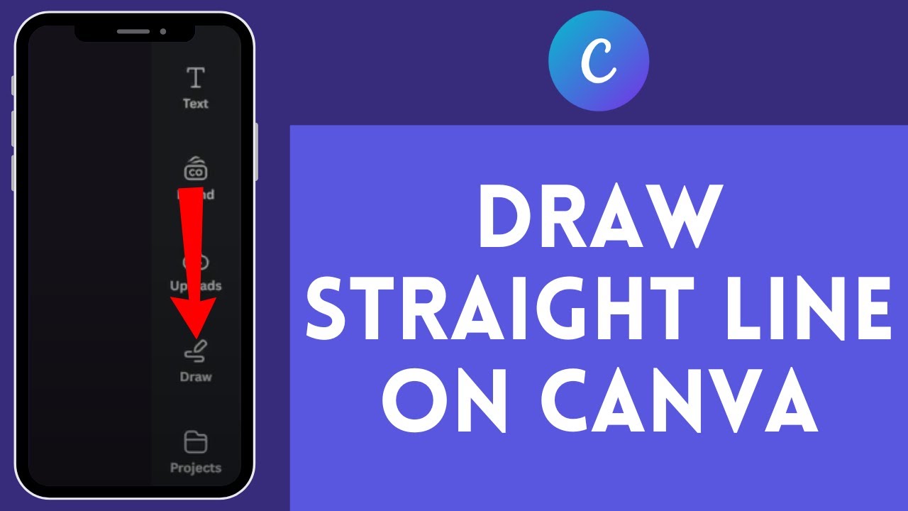 How to Draw Straight Line on Canva (2024) | Canva Tutorial - YouTube