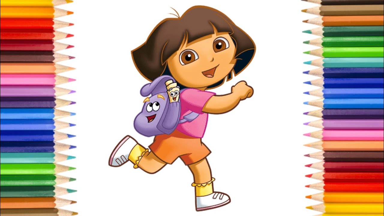 HOW TO DRAW DORA THE EXPLORE EASY STEP BY STEP - YouTube