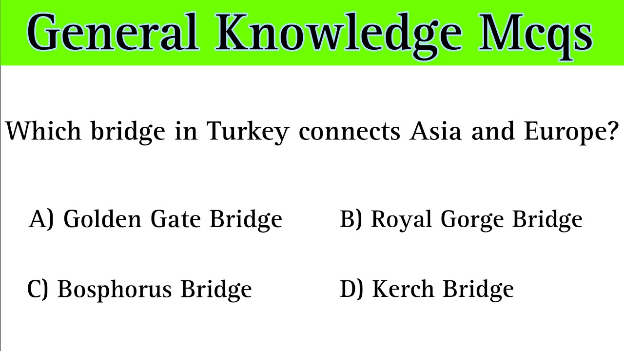 General Knowledge Mcqs |gk mcqs| |ssc cgl mcq| - YouTube