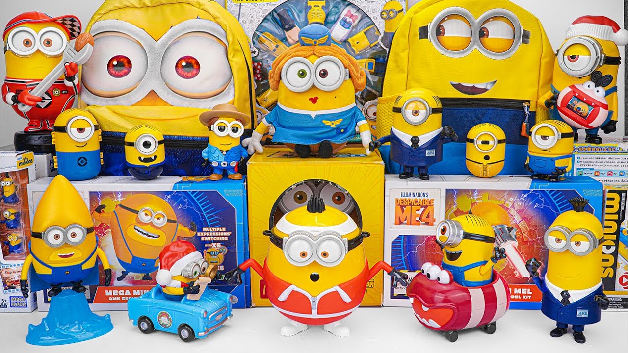 99 Minutes Satisfying with Unboxing Cute DESPICABLE ME 4 Toys ...