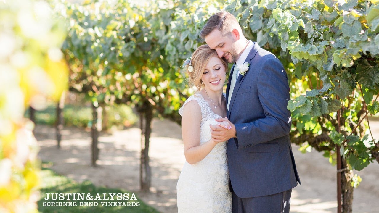 Super Cute Vows & Wedding Speeches! Scribner Bend Vineyards Sacramento ...