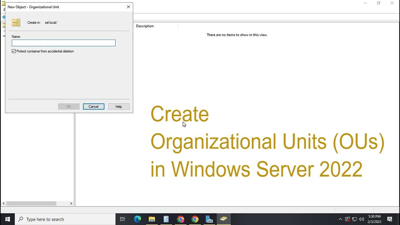 Unlock the Power of Windows 2022: Create Organizational Units Like a ...
