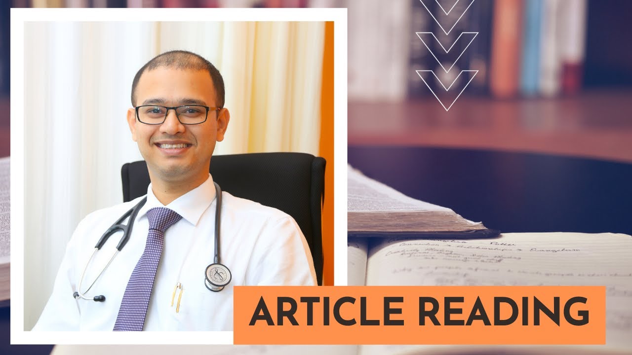 Article Reading | By Dr. Sushant Shinde | - YouTube