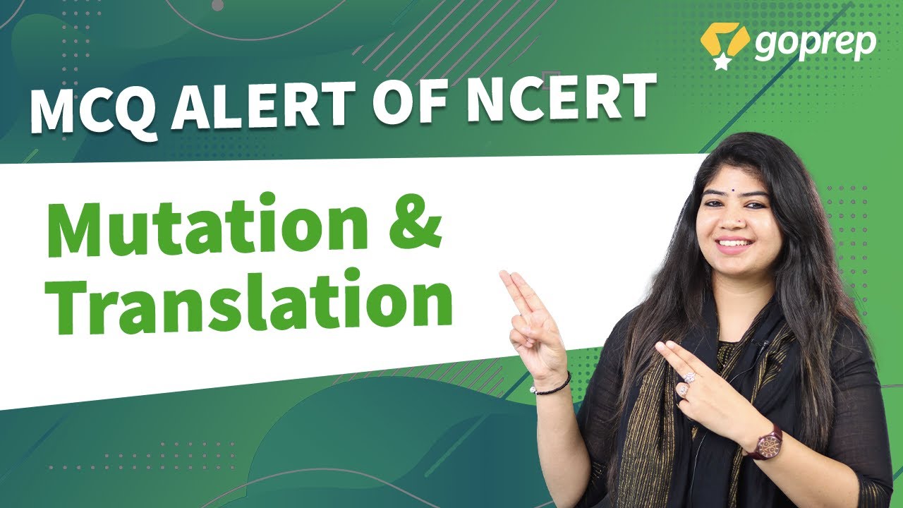 Mutation & Translation | MCQ alert of NCERT Biology | NCERT से NEET तक ...