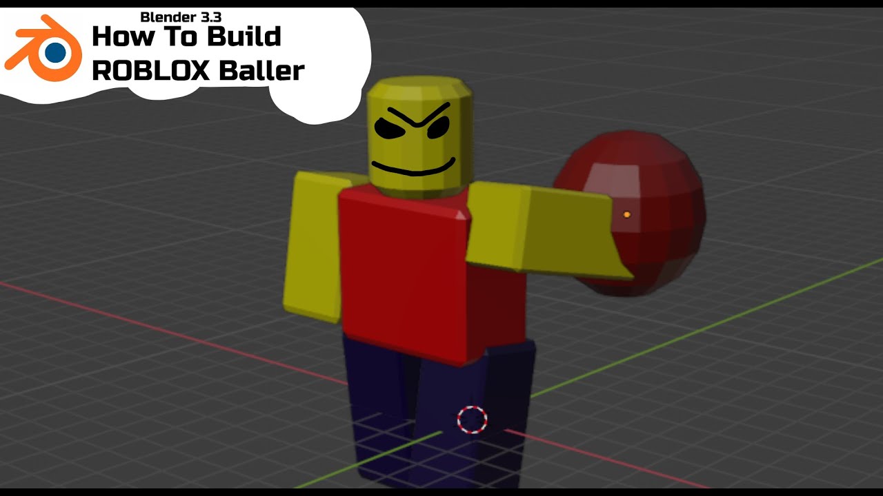 How To Build ROBLOX Baller In Blender (Tutorial) Blender 3.3 - YouTube
