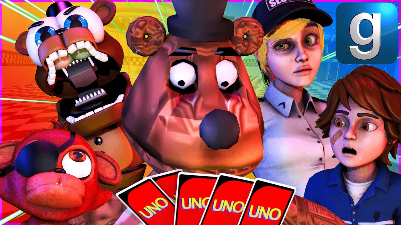 Gmod FNAF | Fred Plays UNO! - YouTube