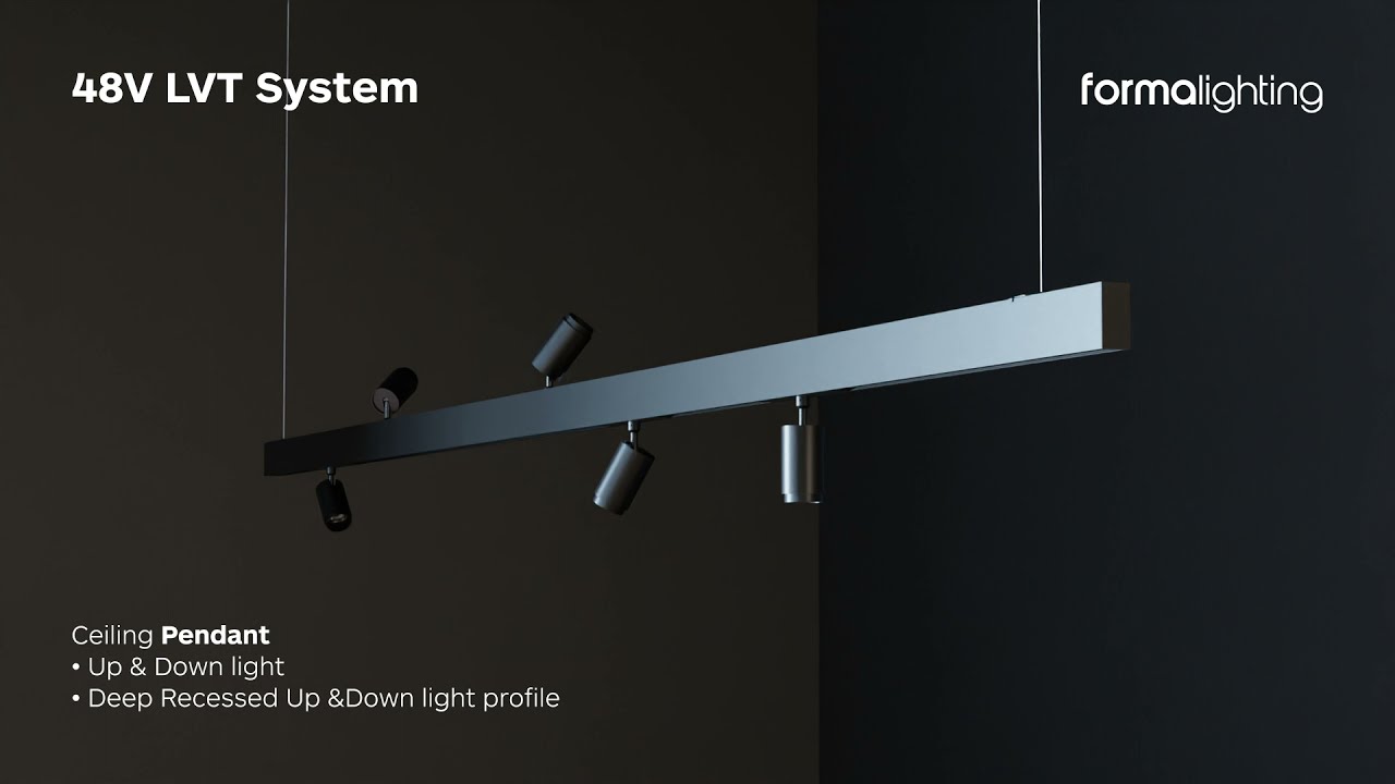 48V Low-Voltage Track System - Formalighting - YouTube