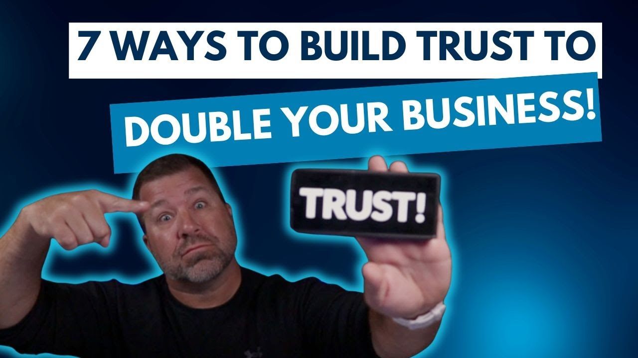 Building Trust to Double Your Business As An Appraiser - YouTube