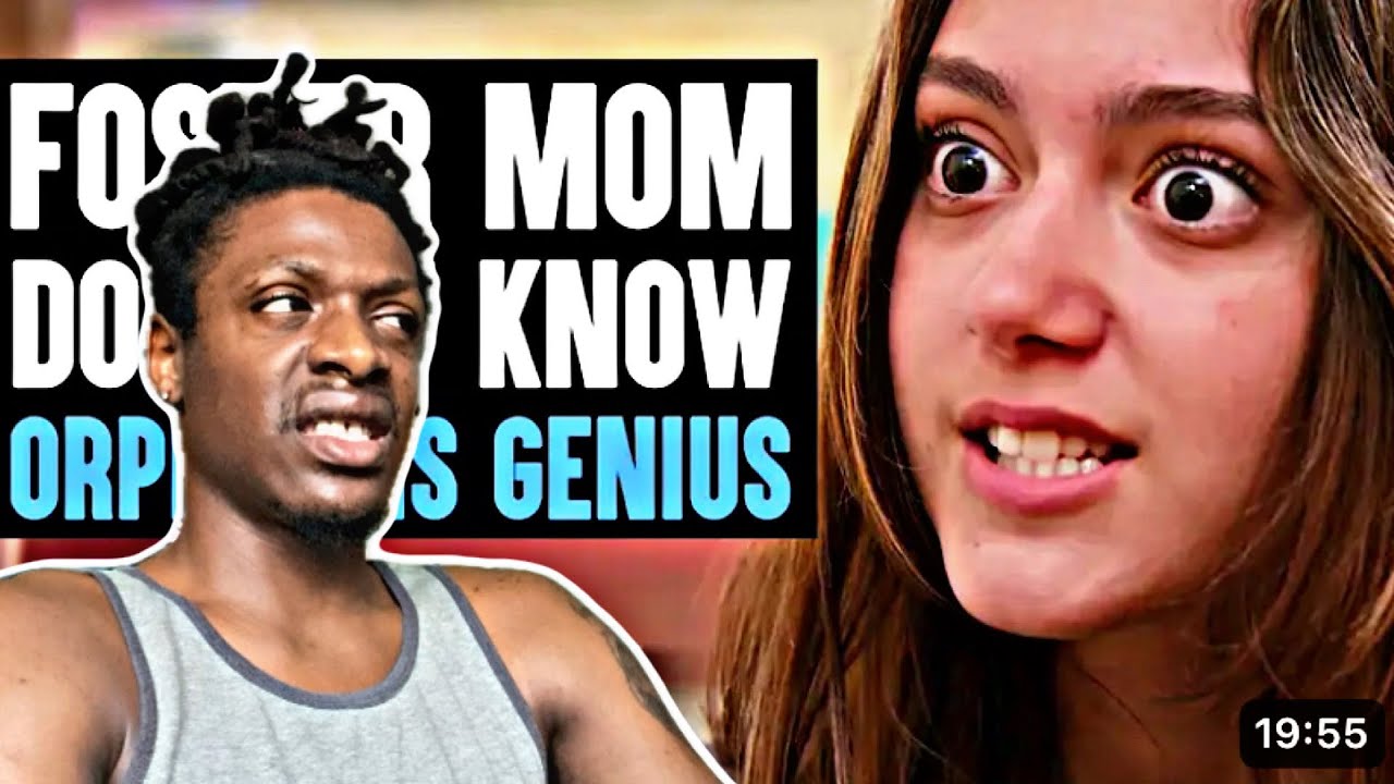 FOSTER MOM DOESN'T KNOW ORPHAN IS GENIUS REACTION - YouTube