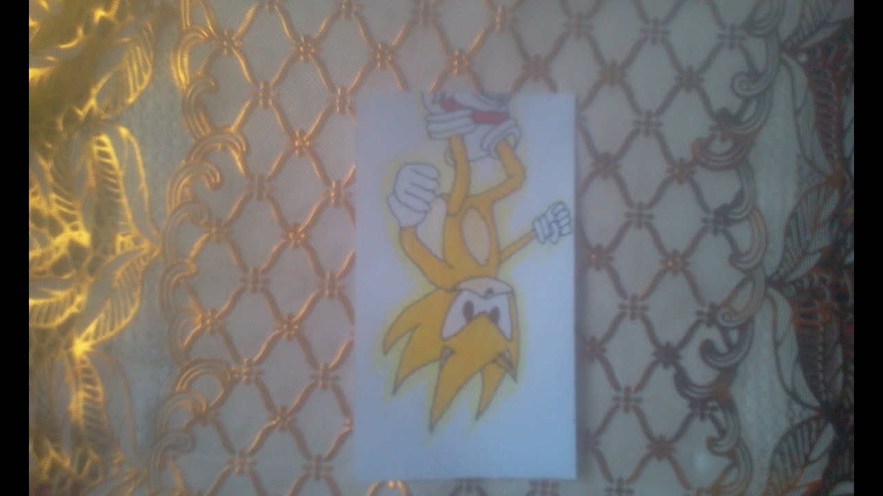 super sonic drawing | How To Draw Super Sonic | Drawing Super Sonic ...