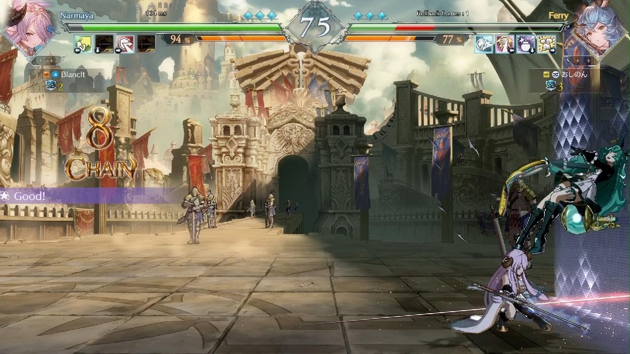 Granblue Fantasy Versus: Rising - Narmaya New Match Exhibition 220 ...