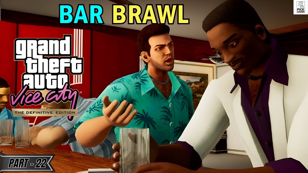 BAR BRAWL | GTA VICE CITY GAMEPLAY PART - 22| DEVIL BHAI | PICK GAMER | - YouTube