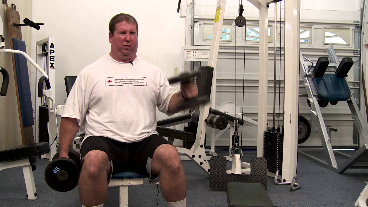 Blind Powerlifting - YouTube