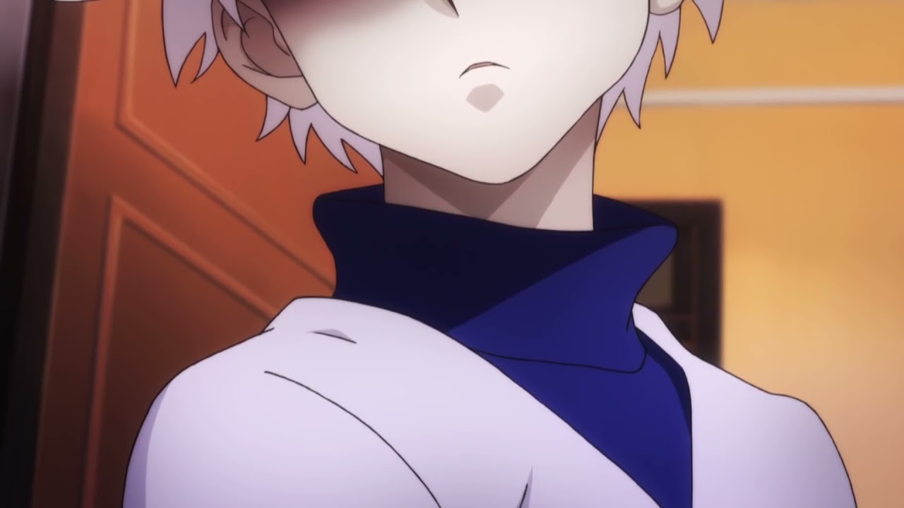 Killua angry face (scared of me) - YouTube