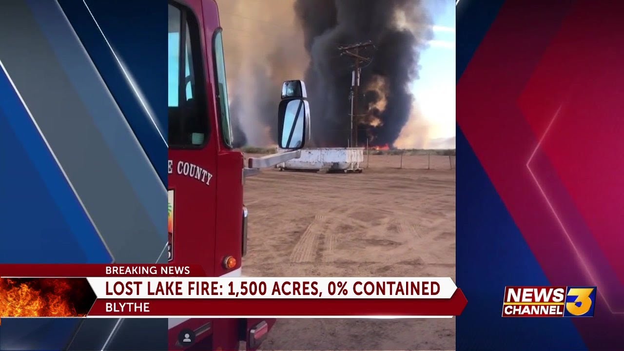 Blythe Fire grows to 1500 acres - YouTube
