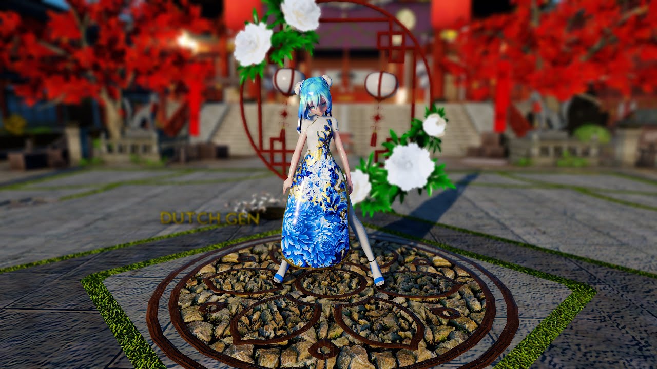 MMD ～ Tda China Dress Miku 💕 น้อนMikuกำหมัด╰☆╮ - YouTube
