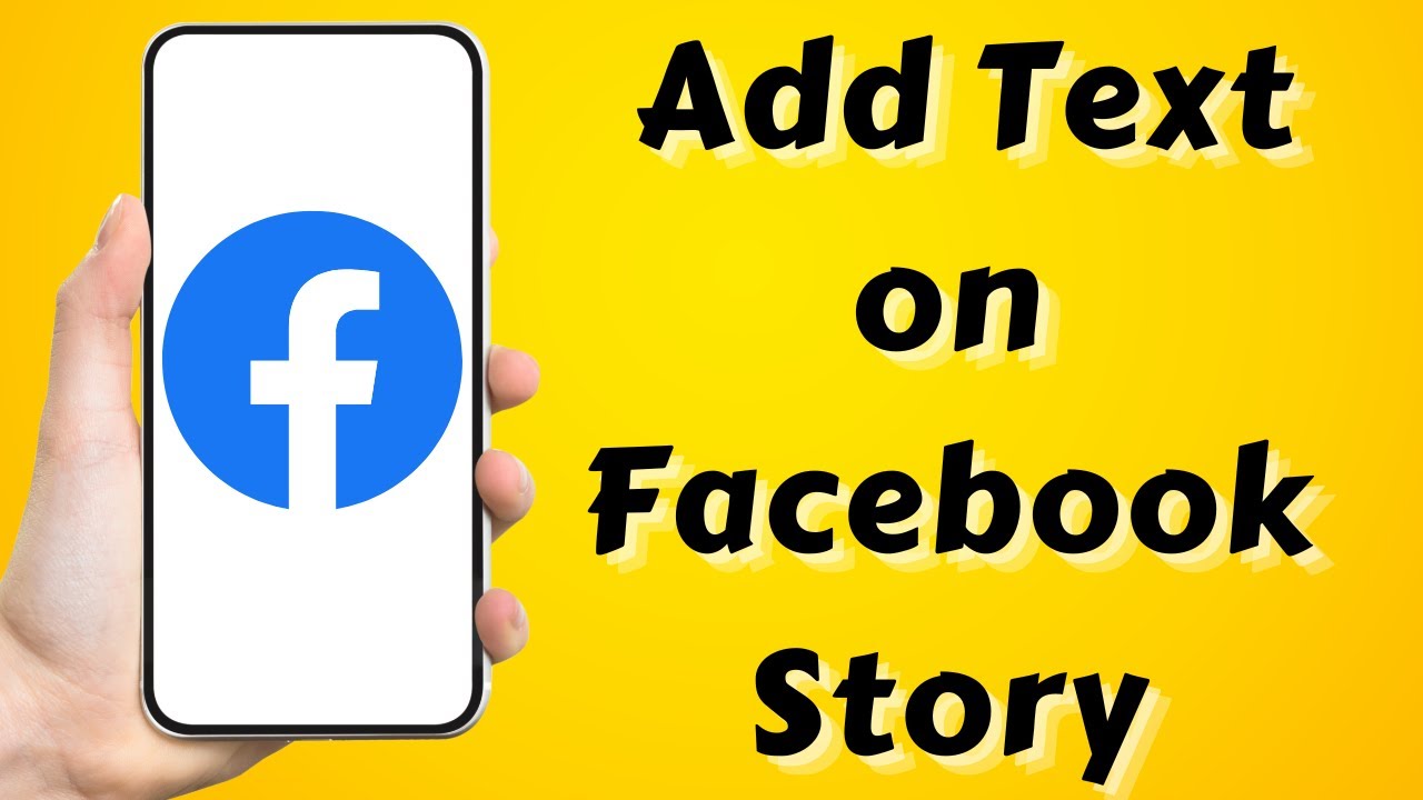 How to Add Text on Facebook Story 2022 - YouTube