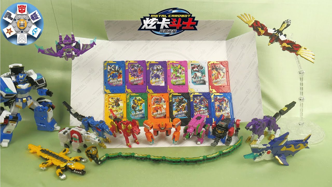 Exclusive Spinoff! Metal Cardbot Beast Energy full set of 12 - YouTube