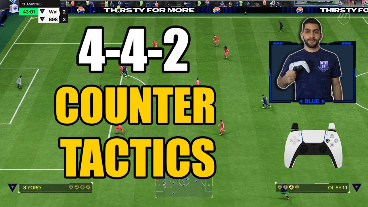 442 Formation Counter Tactics | FC 25 Full Match Gameplay - YouTube
